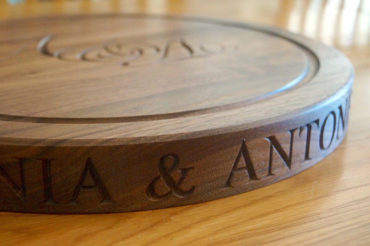 Round Wooden Cheese Boards | MakeMeSomethingSpecial.com