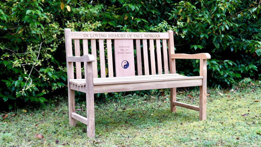Engraved Wooden Memorial Garden Bench - MakeMeSomethingSpecial