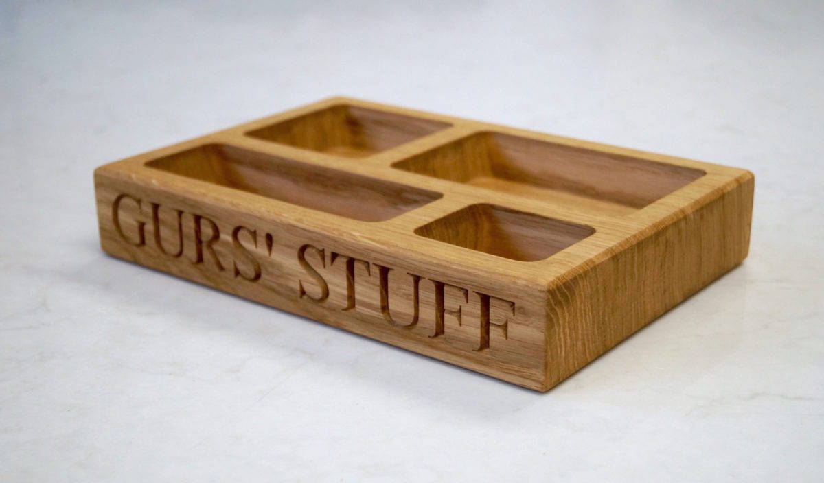 Personalised Wooden Desk Tidy | MakeMeSomethingSpecial.com