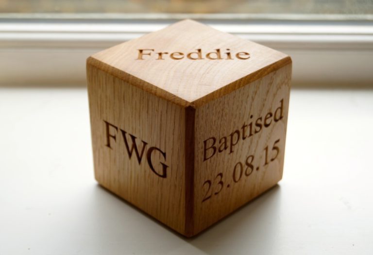 Christening / Baptism Blocks | MakeMeSomethingSpecial.com