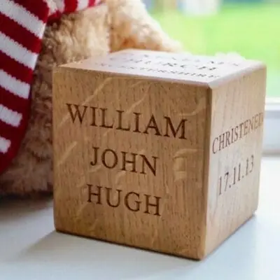 Christening / Baptism Blocks | MakeMeSomethingSpecial.com