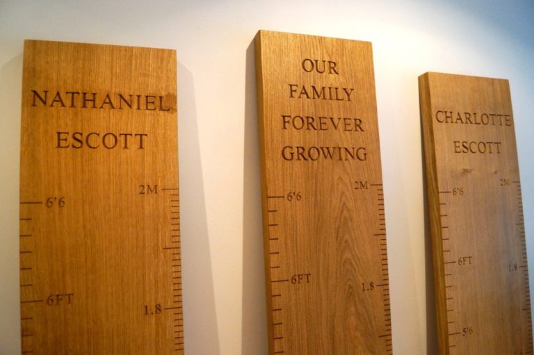 Personalised Wooden Height Charts | MakeMeSomethingSpecial