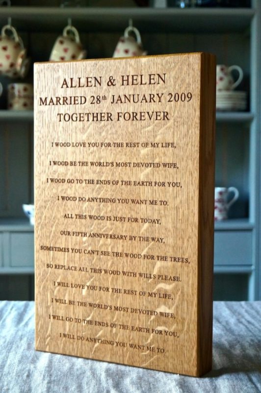 Made to Order Oak Gifts | MakeMeSomethingSpecial