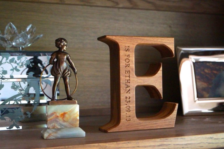 Engraved Alphabet Letters | MakeMeSomethingSpecial.com