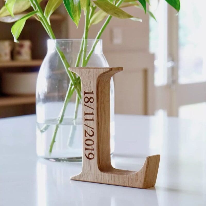 Engraved Alphabet Letters | MakeMeSomethingSpecial.com