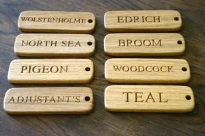 Engraved Wooden Keyrings | MakeMeSomethingSpecial.com