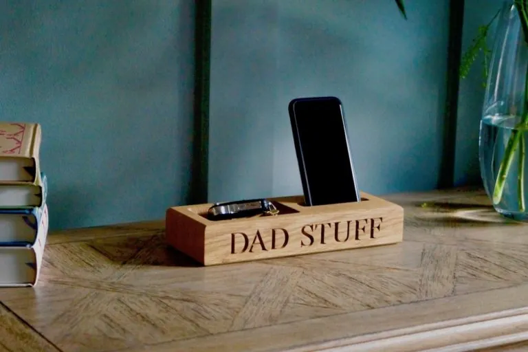 Phone & Coin Tray | MakeMeSomethingSpecial.com