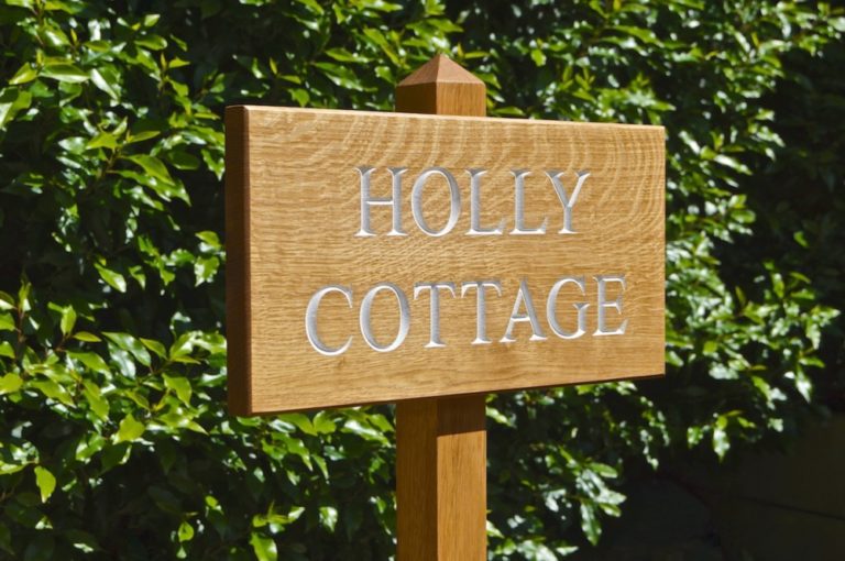 Premium Free Standing House Signs | MakeMeSomethingSpecial.com