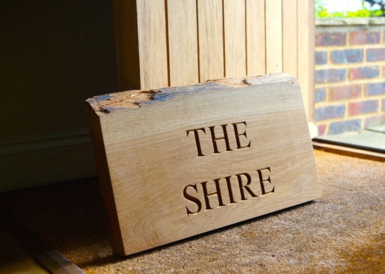 Rustic Wooden House Signs | MakeMeSomethingSpecial.com