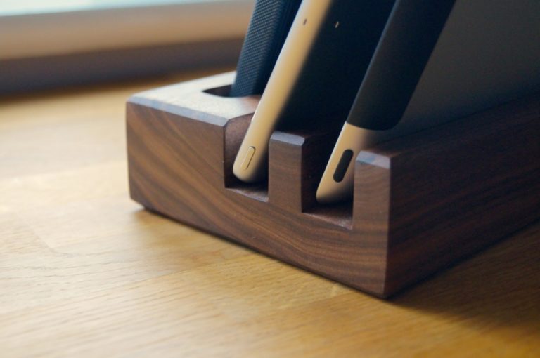 Personalised Wooden Phone & Tablet Tray | Make Me Something Special