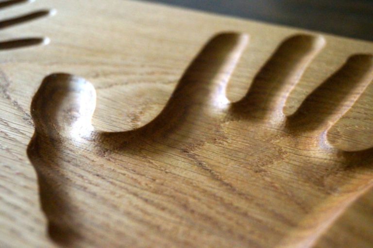Handprint Impression Plaques | MakeMeSomethingSpecial.com