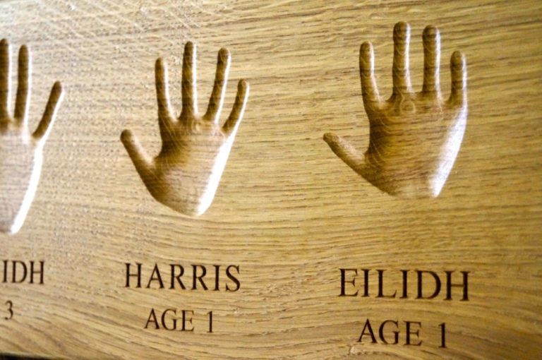 Handprint Impression Plaques | MakeMeSomethingSpecial.com
