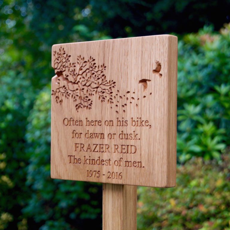 Engraved Tree Memorial Plaques | MakeMeSomethingSpecial.com