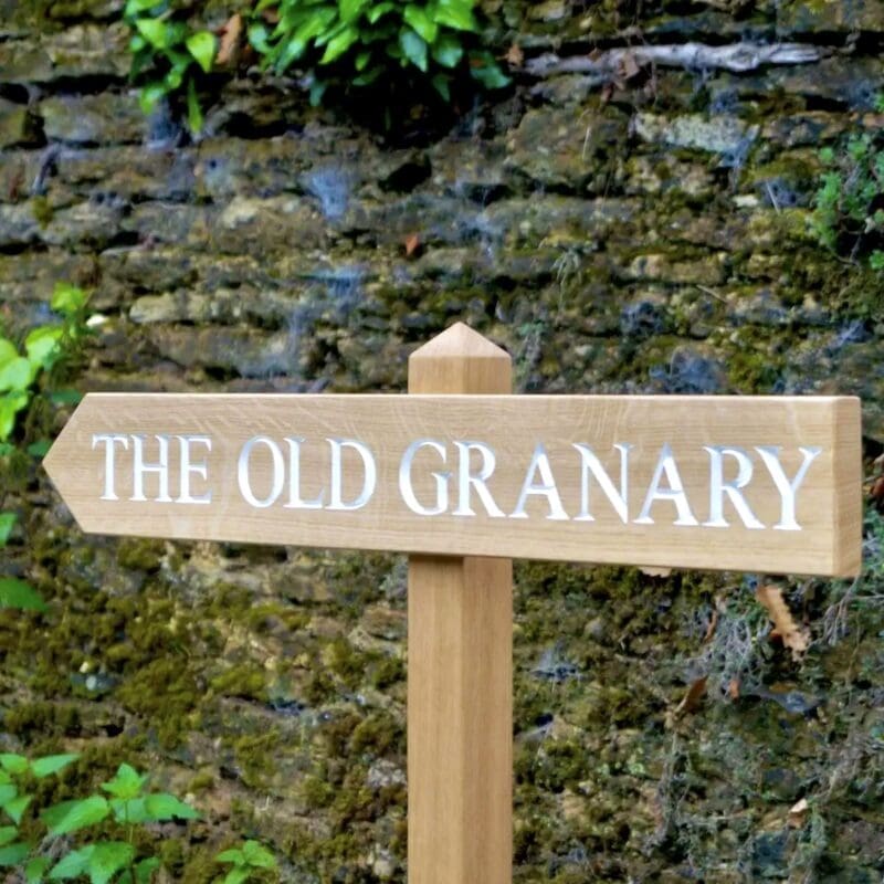 Free Standing House Signs with Arrow | MakeMeSomethingSpecial.com