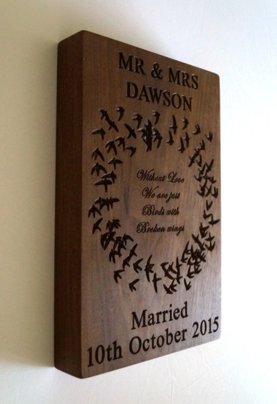 Personalised Wooden Wall Plaques | MakeMeSomethingSpecial.com