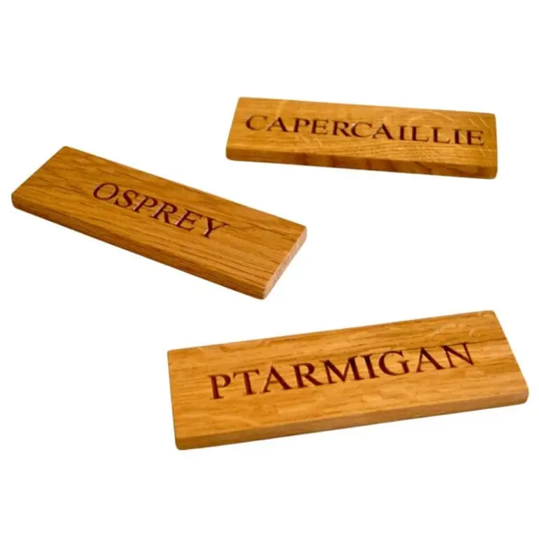 Engraved Wooden Door Name Plates | MakeMeSomethingSpecial.com