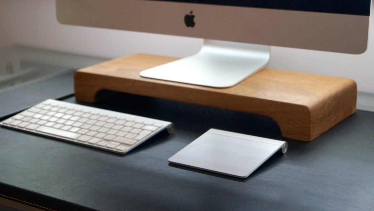 Wooden Computer Stands | MakeMeSomethingSpecial.com