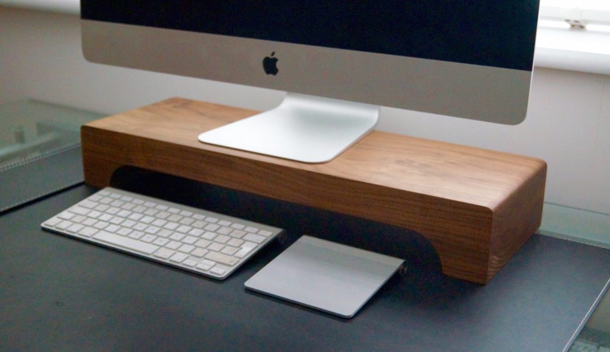 Wooden Computer Stands | MakeMeSomethingSpecial.com