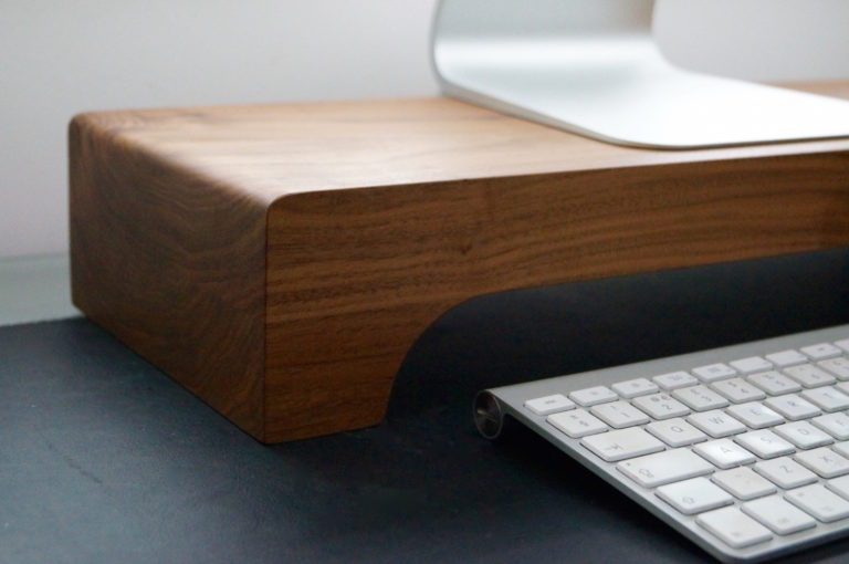 Wooden Computer Stands | MakeMeSomethingSpecial.com