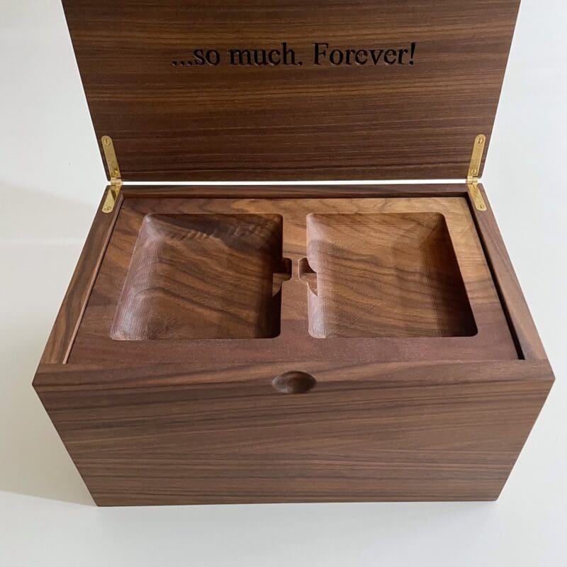 Personalised Wooden Box with Hinged Lid | MakeMeSomethingSpecial