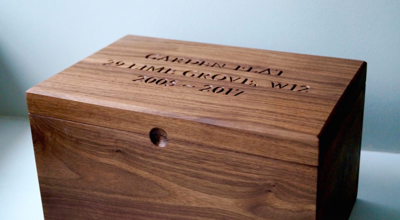 Personalised Wooden Box with Hinged Lid | MakeMeSomethingSpecial