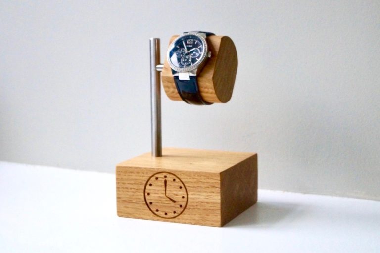 Personalised Wooden Watch Stand | MakeMeSomethingSpecial