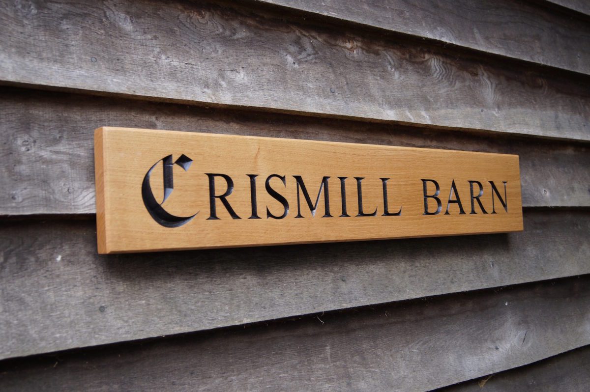 Engraved Oak Signs for Businesses and Properties