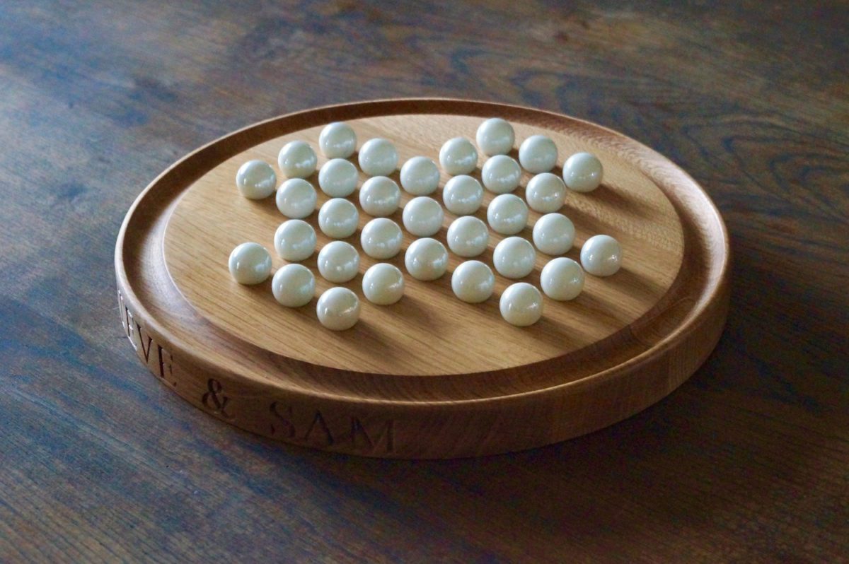 Personalised Wooden Solitaire Boards | MakeMeSomethingSpecial.com