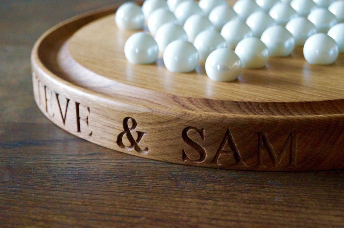 Personalised Wooden Solitaire Boards | MakeMeSomethingSpecial.com