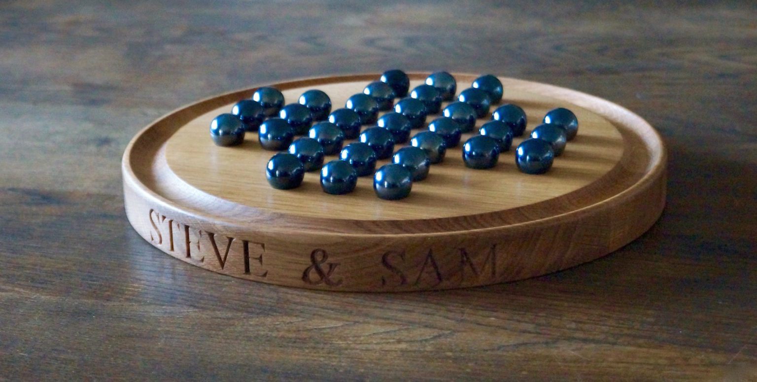 Personalised Wooden Solitaire Boards | MakeMeSomethingSpecial.com