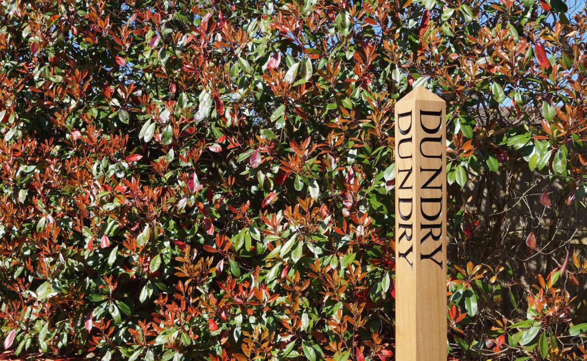 Engraved Oak Sign Posts | MakeMeSomethingSpecial.com