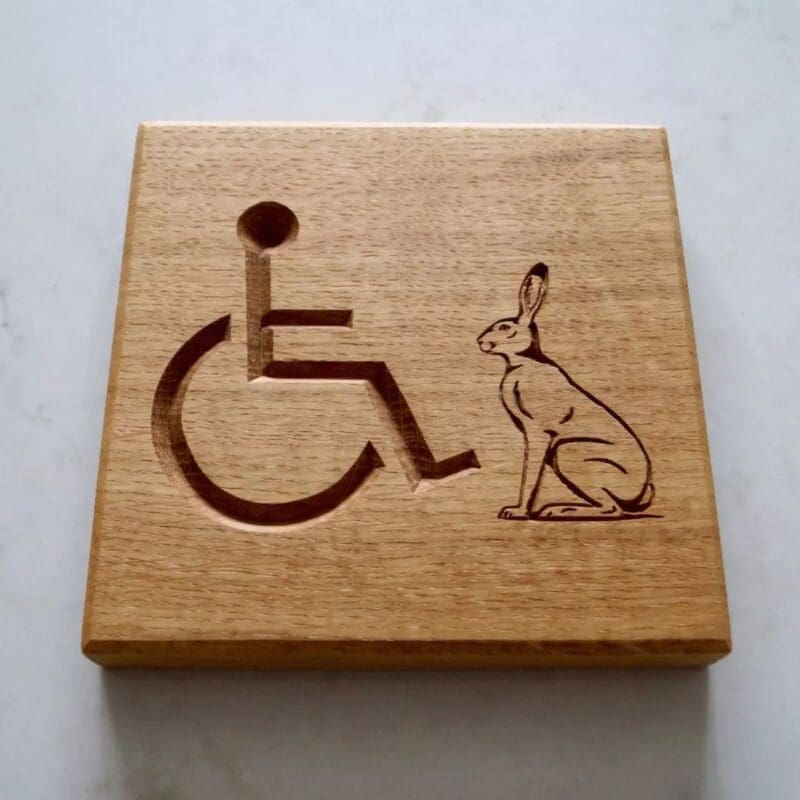 Engraved Wooden Public Notice Signs | MakeMeSomethingSpecial.com