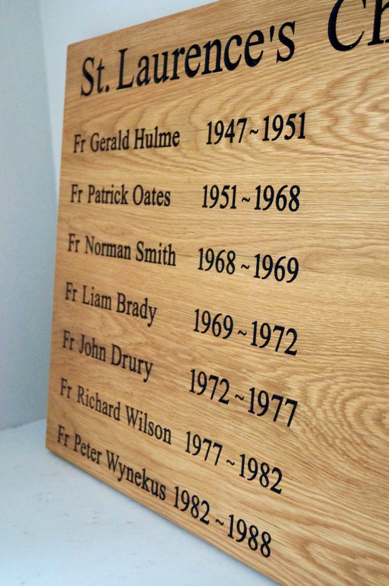 Engraved Wooden Honours Boards | MakeMeSomethingSpecial.com