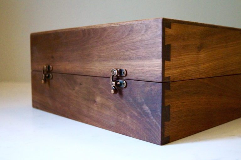 Knife Racks | Custom Made Walnut Magnetic Knife Box