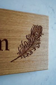 Engraved Wooden Public Notice Signs | MakeMeSomethingSpecial.com