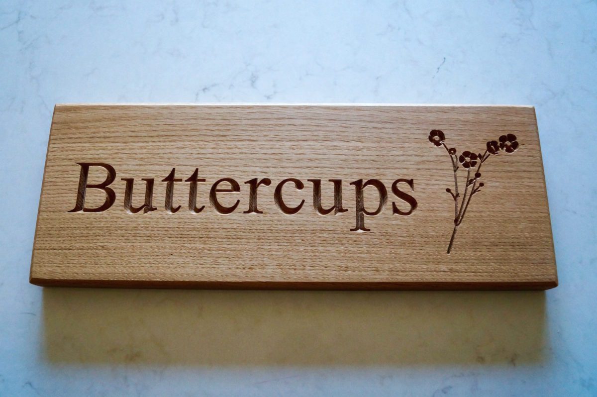 Engraved Wooden Public Notice Signs | MakeMeSomethingSpecial.com