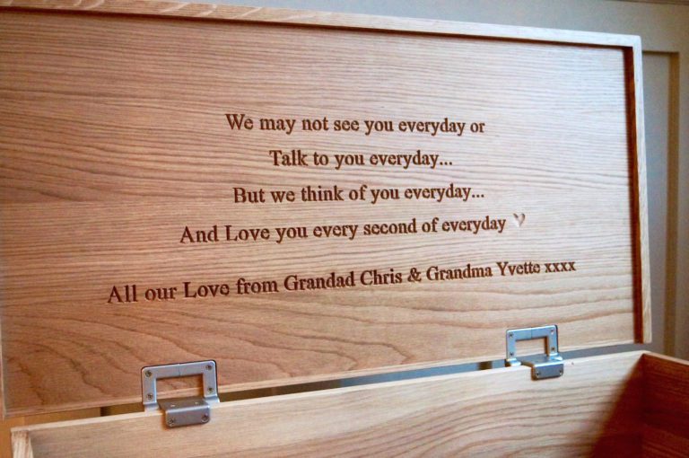 Personalised Oak Toy Boxes & Toy Chests | MakeMeSomethingSpecial