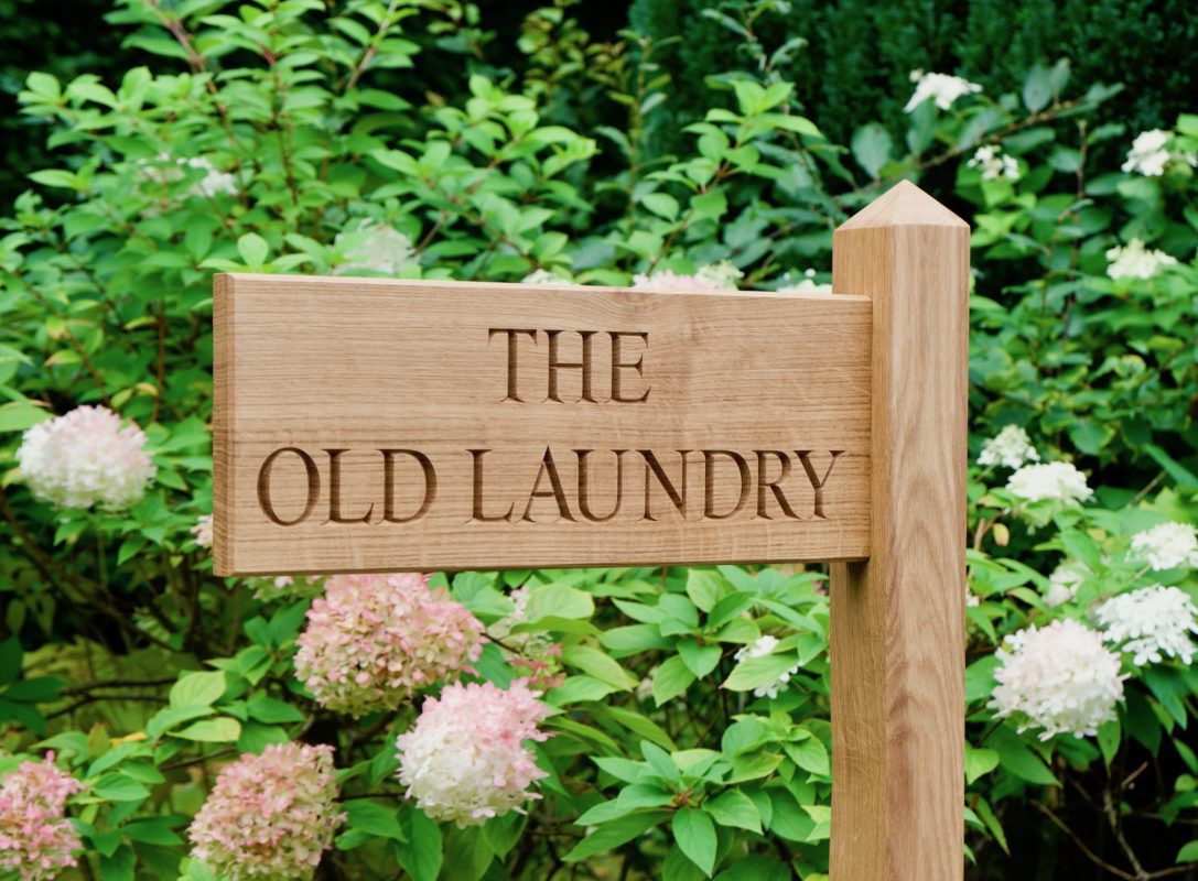 Premium Free Standing Oak House Signs | MakeMeSomethingSpecial