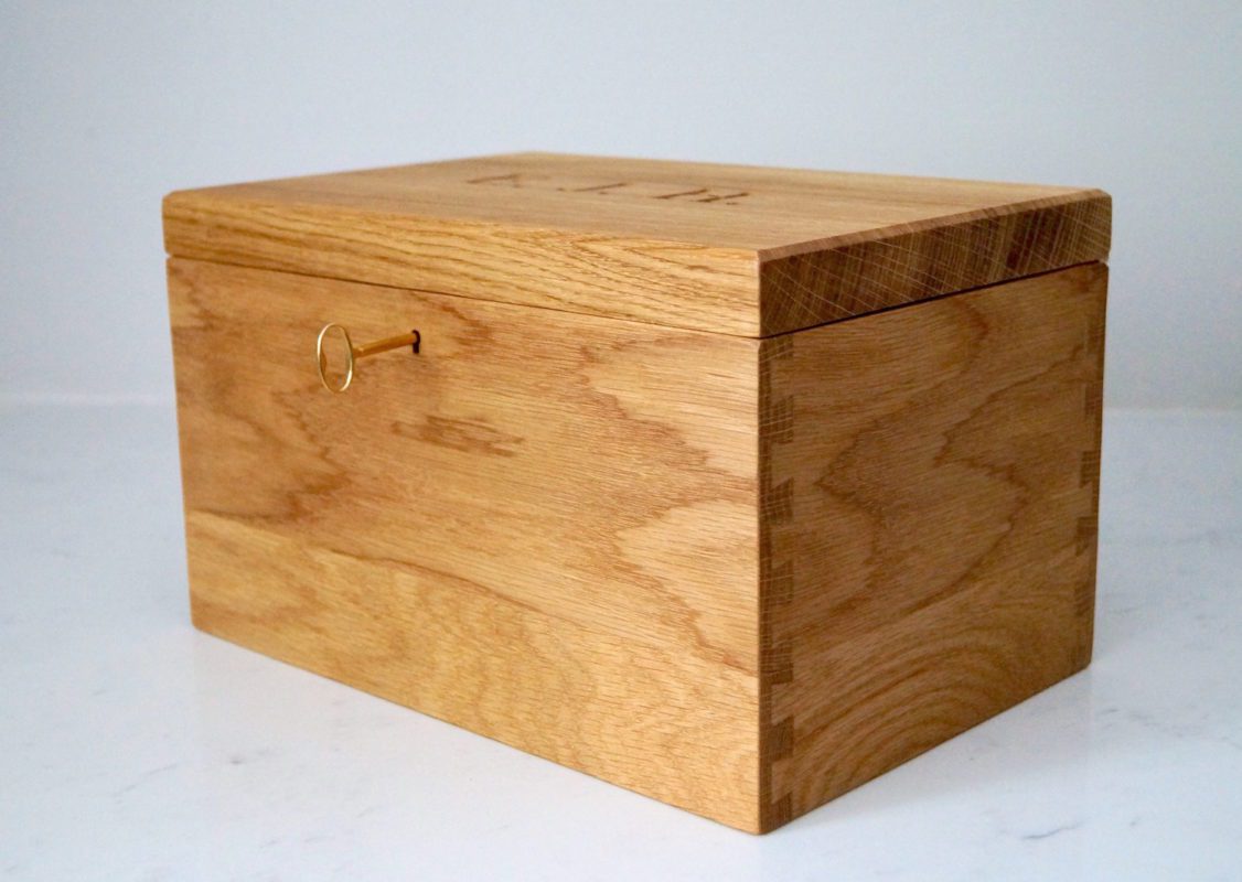 Personalised Wooden Box with Hinged Lid | MakeMeSomethingSpecial