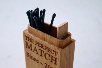 Personalised Wooden Matchstick Box | MakeMeSomethingSpecial.com