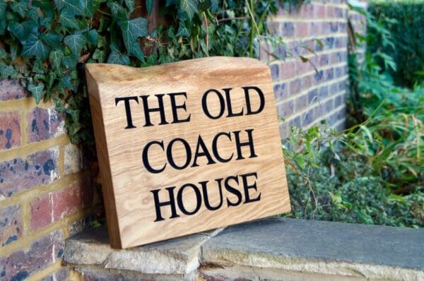 Rustic Wooden House Signs | MakeMeSomethingSpecial.com