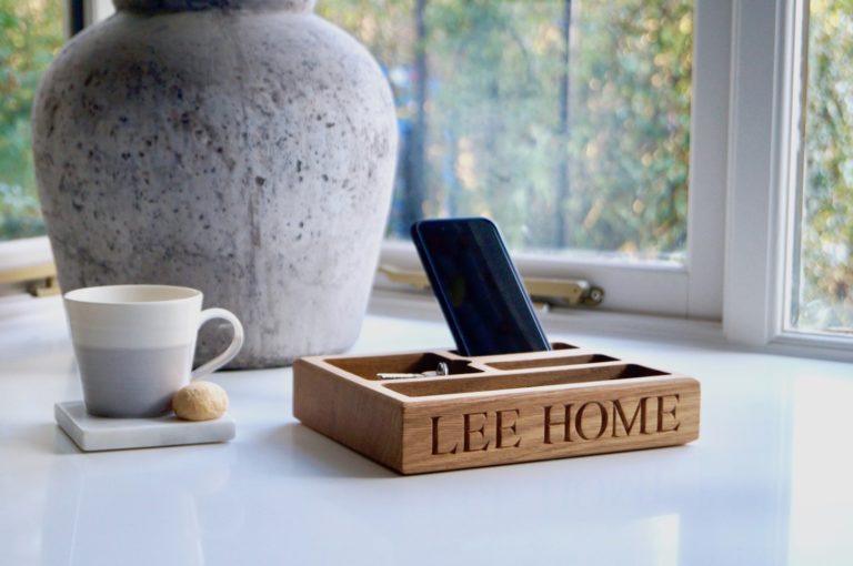 Personalised Wooden Desk Tidy | MakeMeSomethingSpecial.com