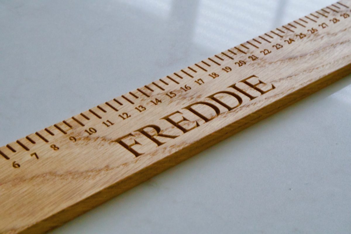 Personalised Wooden Rulers - MakeMeSomethingSpecial.com