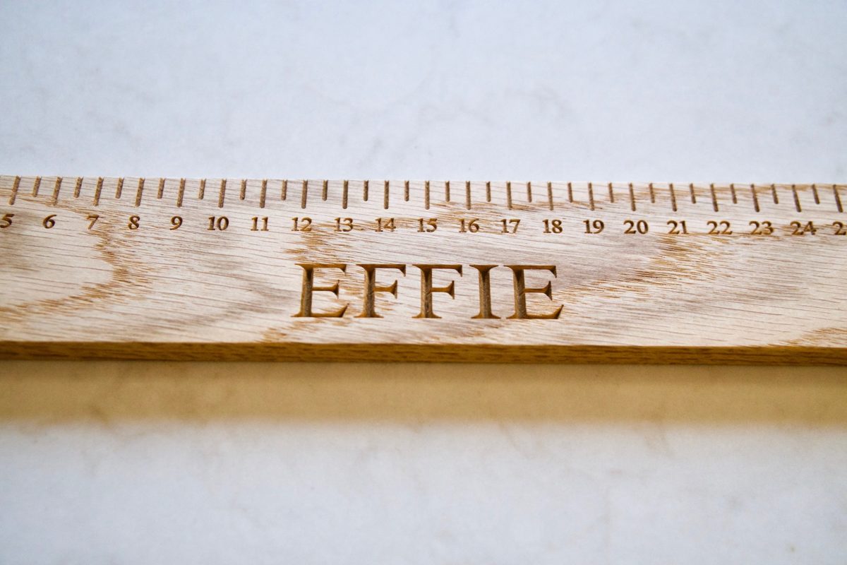 Personalised Wooden Rulers - MakeMeSomethingSpecial.com