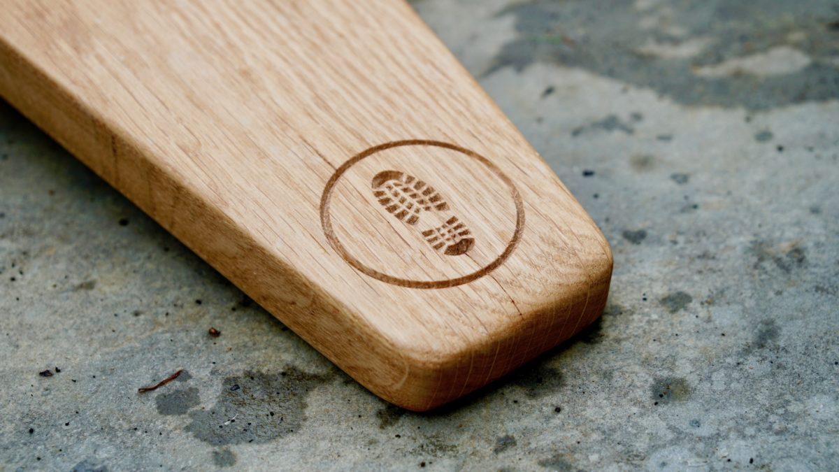 Personalised Reversible Wooden Boot Jack | MakeMeSomethingSpecial.com