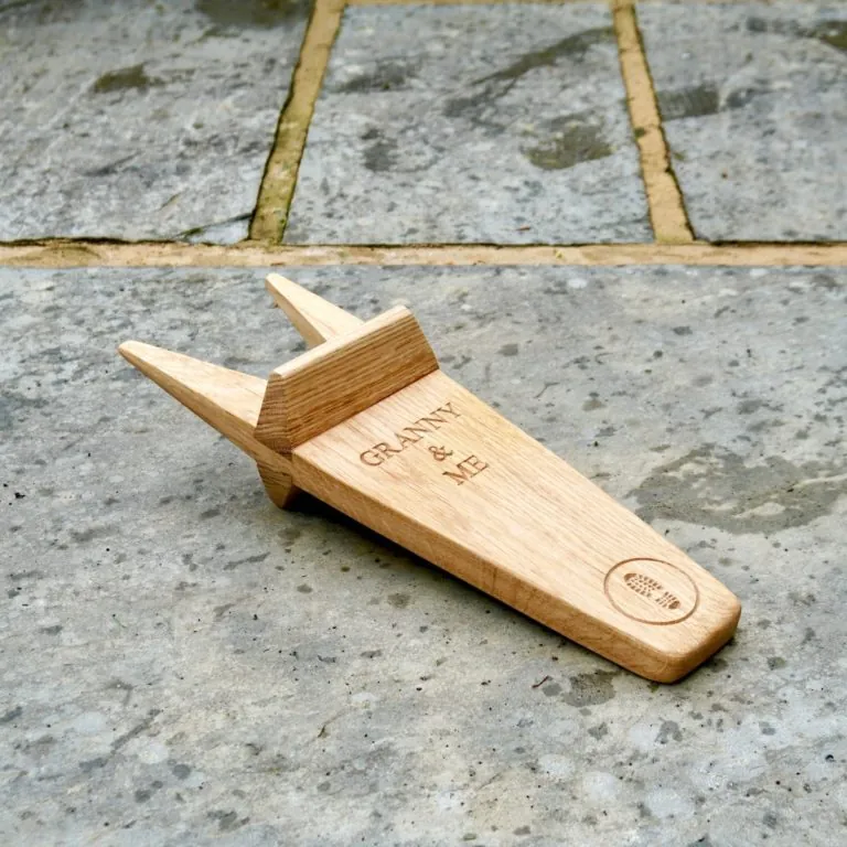 Personalised Reversible Wooden Boot Jack | MakeMeSomethingSpecial.com
