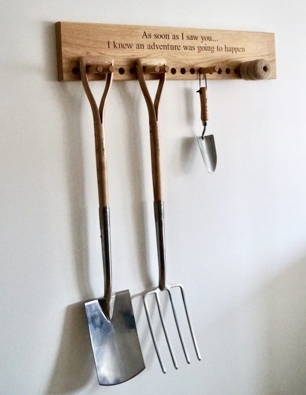 Personalised Wooden Garden Tool Racks | MakeMeSomethingSpecial