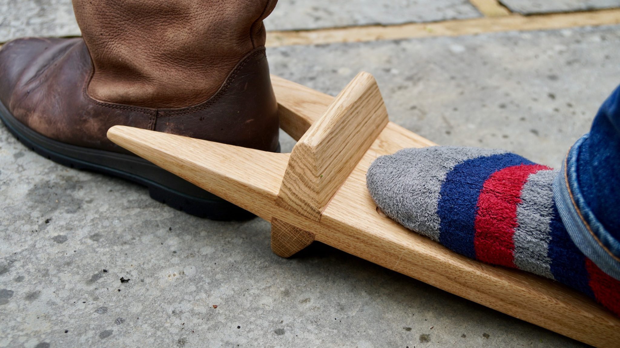 Personalised Reversible Wooden Boot Jack | MakeMeSomethingSpecial.com