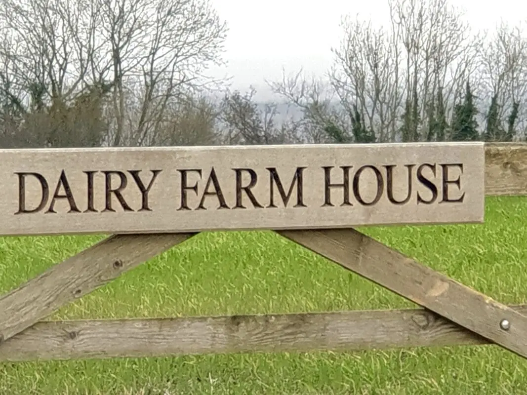 Personalised Wooden Gate Signs | MakeMeSomethingSpecial.com