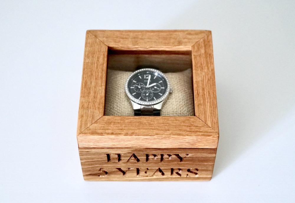 Personalised Wooden Watch Box | MakeMeSomethingSpecial.com